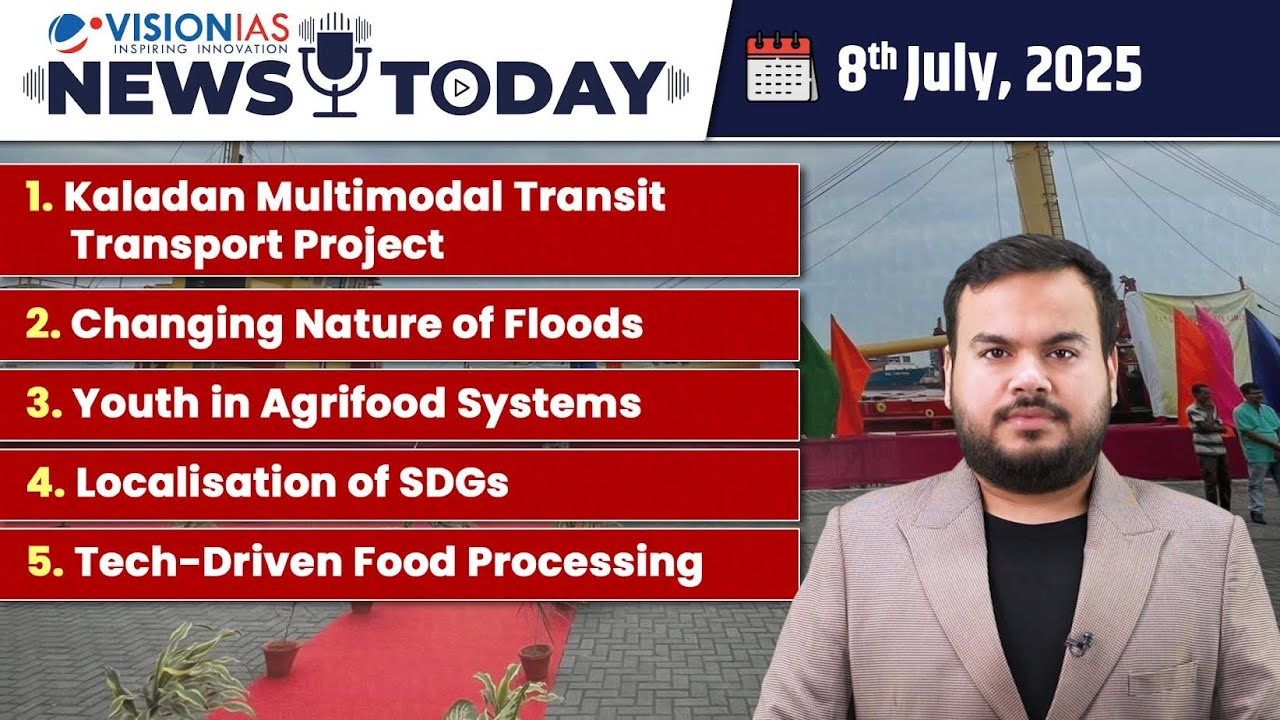 News Today | Daily Current Affairs | 8th July, 2025 - YouTube