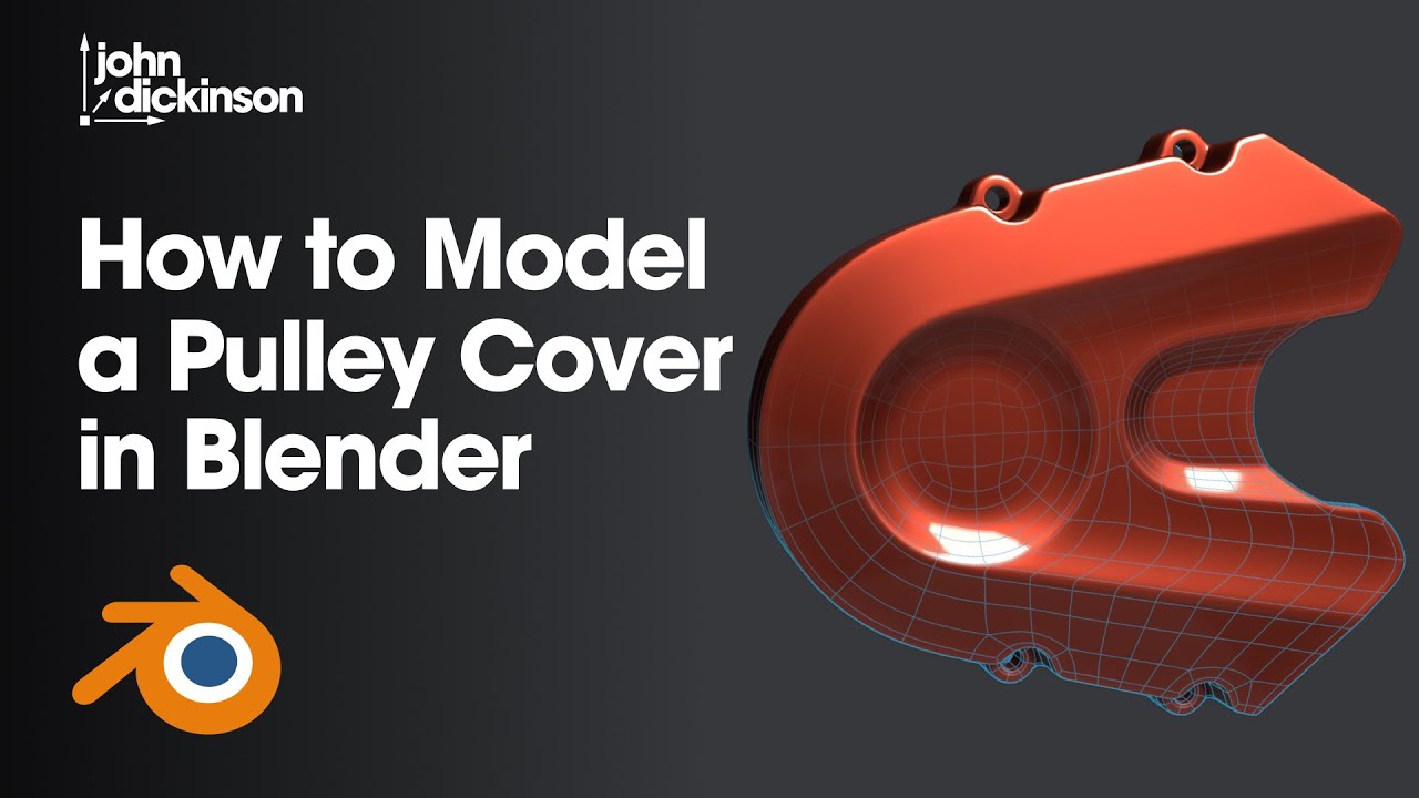 How to Model a Pulley Cover in Blender - YouTube