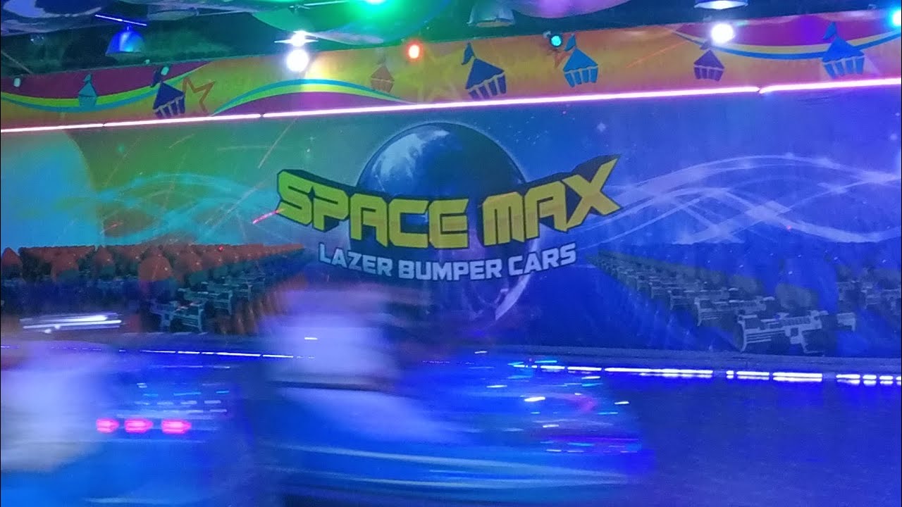Space Max: Lazer Bumper Cars at World of Fun - YouTube