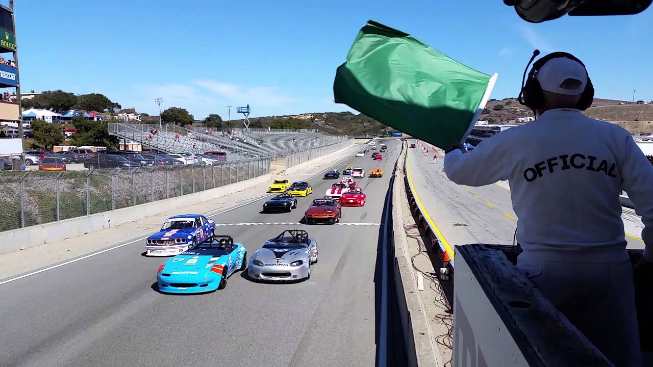 2014 SCCA National Championship Runoffs EP (E Production) Start - YouTube