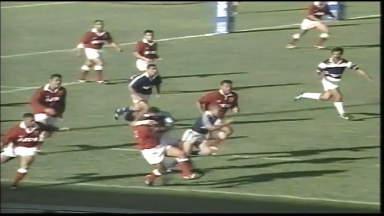 Brian Lima late hit hurts Sione Tu'ipulotu - YouTube