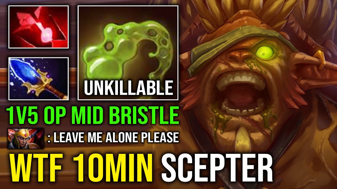 100 Cant Kill Solo Mid Bristleback 10min Scepter Unlimited Nasal Goo