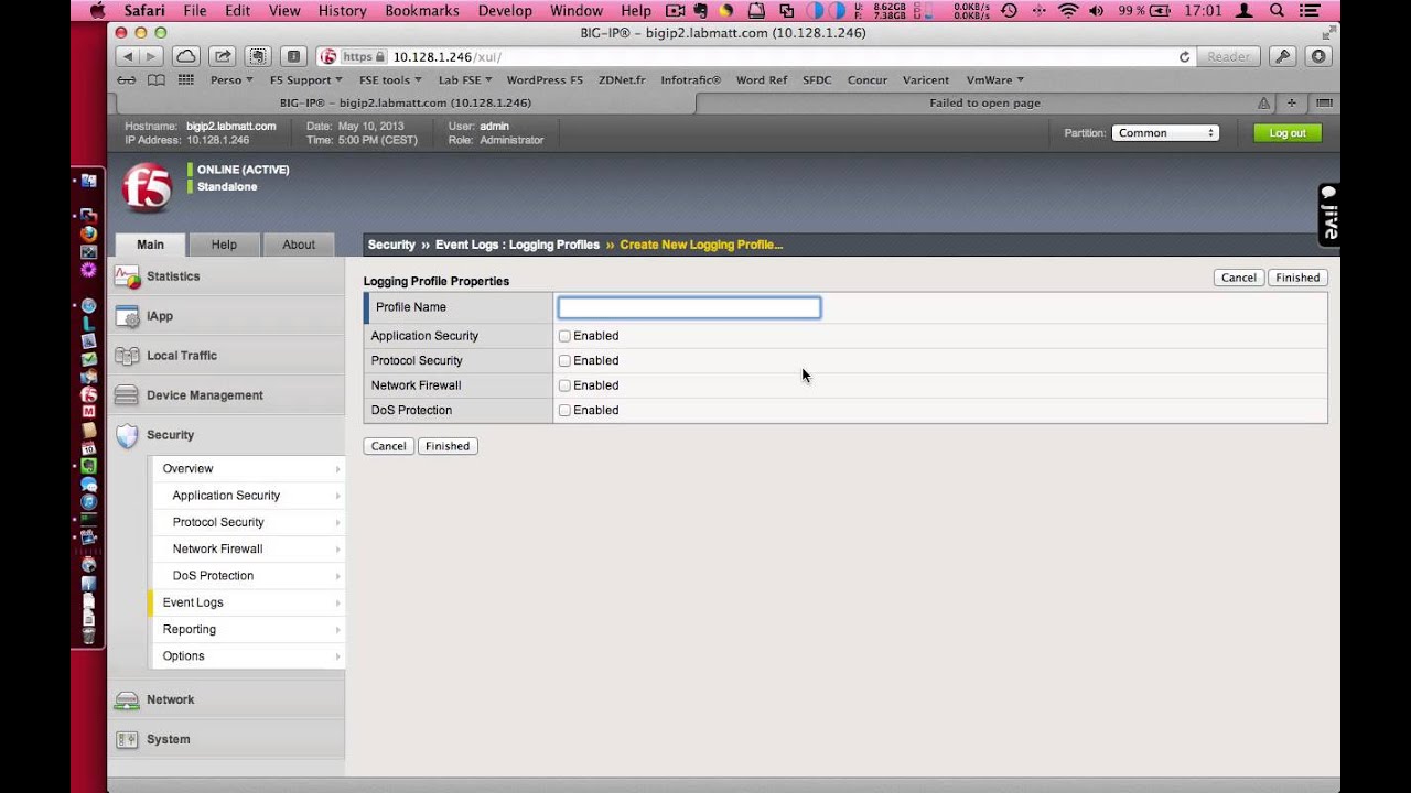 Règle AFM + log sur Splunk - YouTube