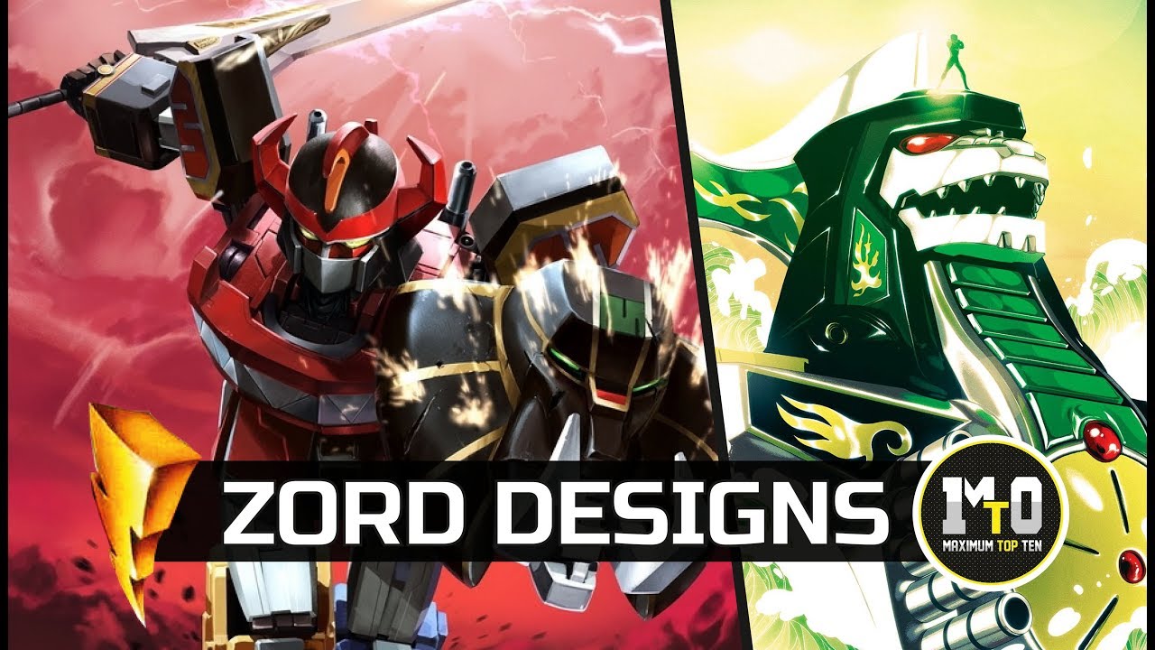 TOP 10 POWER RANGER ZORD - ROBOT DESIGNS (ALL ZORD TYPES) - YouTube