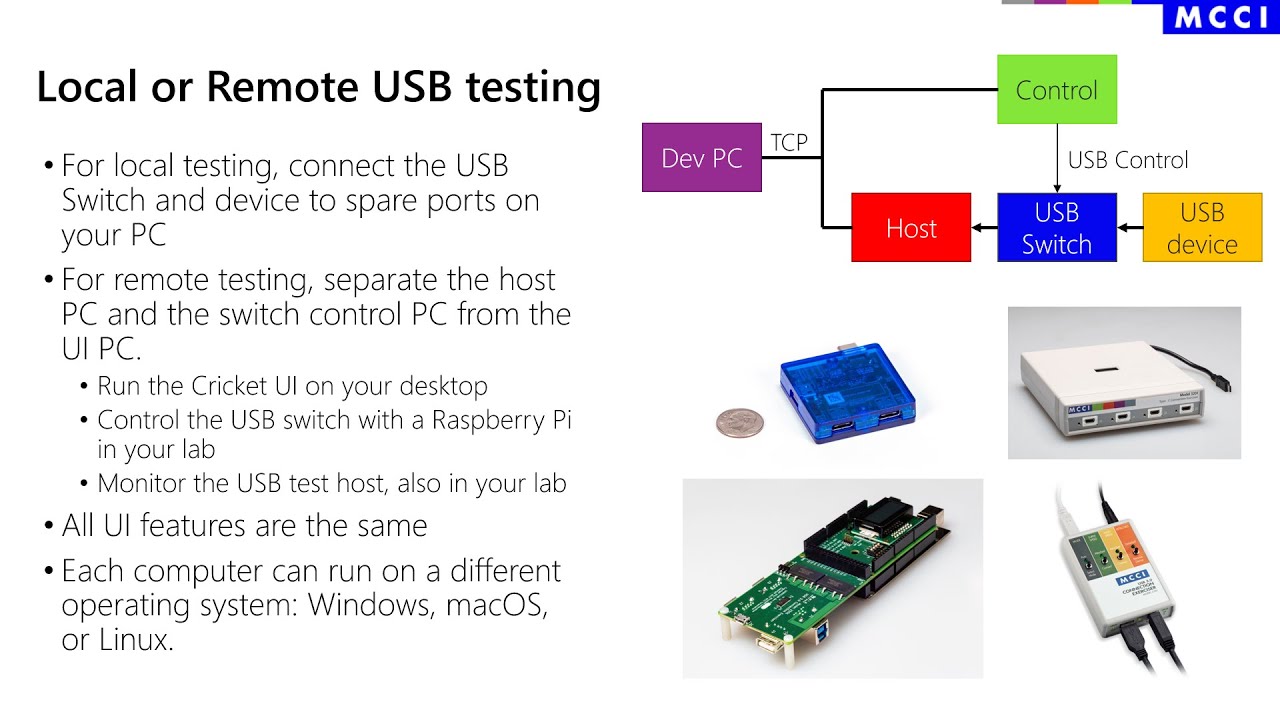Cricket UI for MCCI USB Switches: quick demo - YouTube