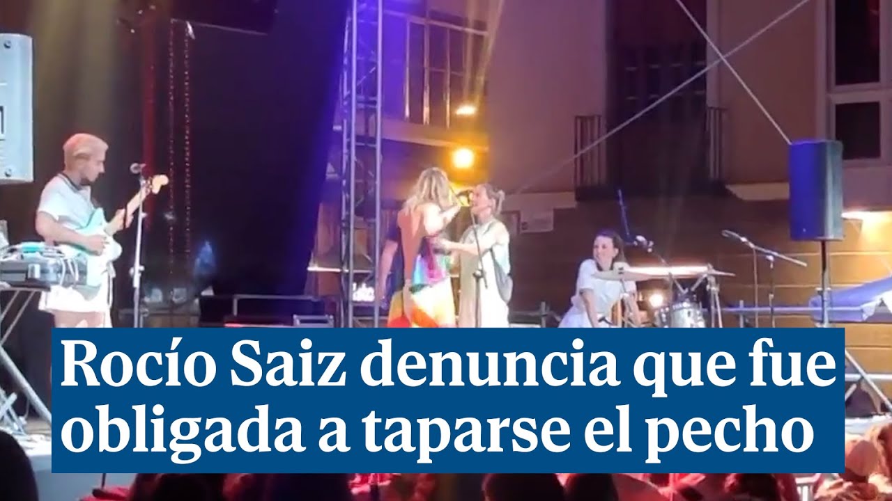 Rocío Saiz denuncia que fue obligada a taparse los pechos durante un ...