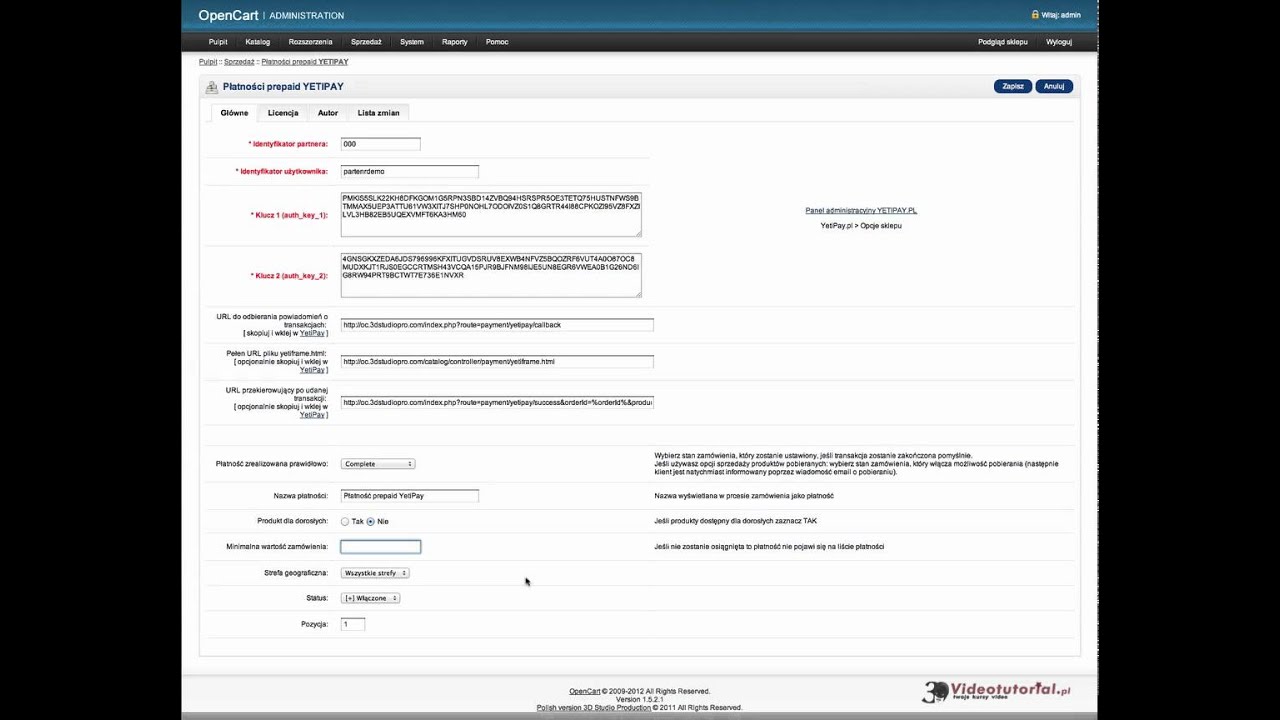 YetiPay dla OpenCart - YouTube