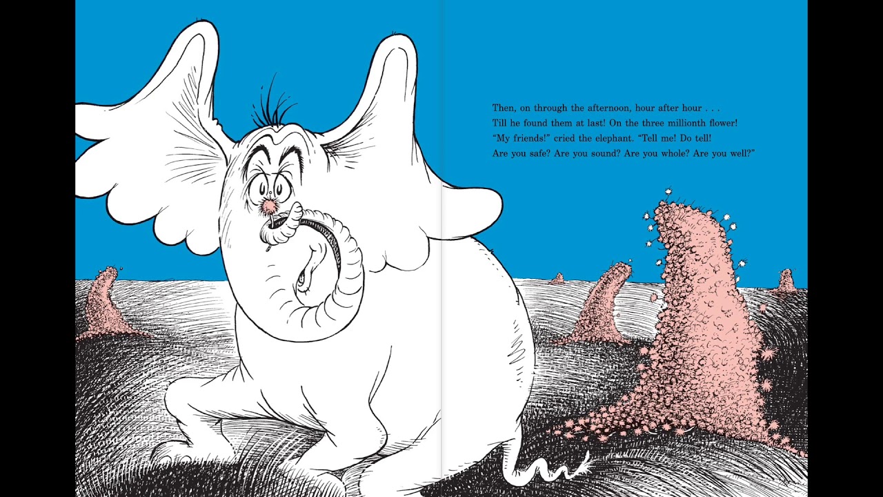 Horton Hears a Who! by Dr. Seuss Read-Along Book and Record - YouTube