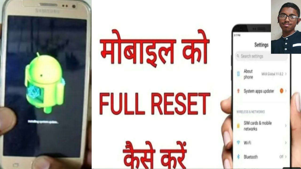 How To Reset Android Mobile Phone /Mobile Ko Factory Reset Kaise Kare ...