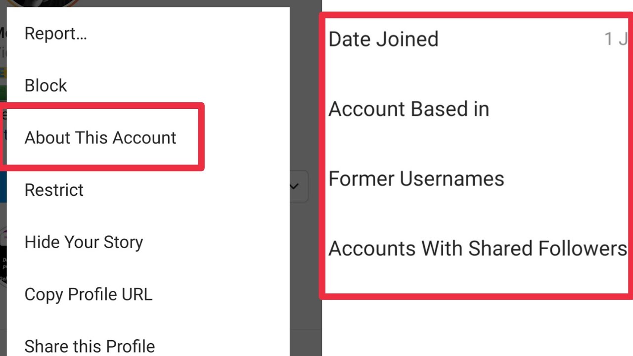 How To Check about This Account | Check Joined Date | Account Based in ...