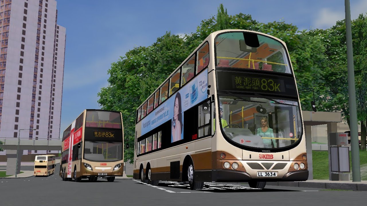OMSI 2 KMB 83K 黃泥頭 ↺ 沙田市中心(AVW25 LL3634) - YouTube