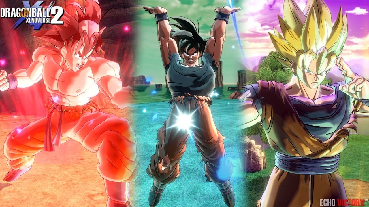 NEW DBZ Goku with Animated Kaioken Transformation & Spirit Bomb ...
