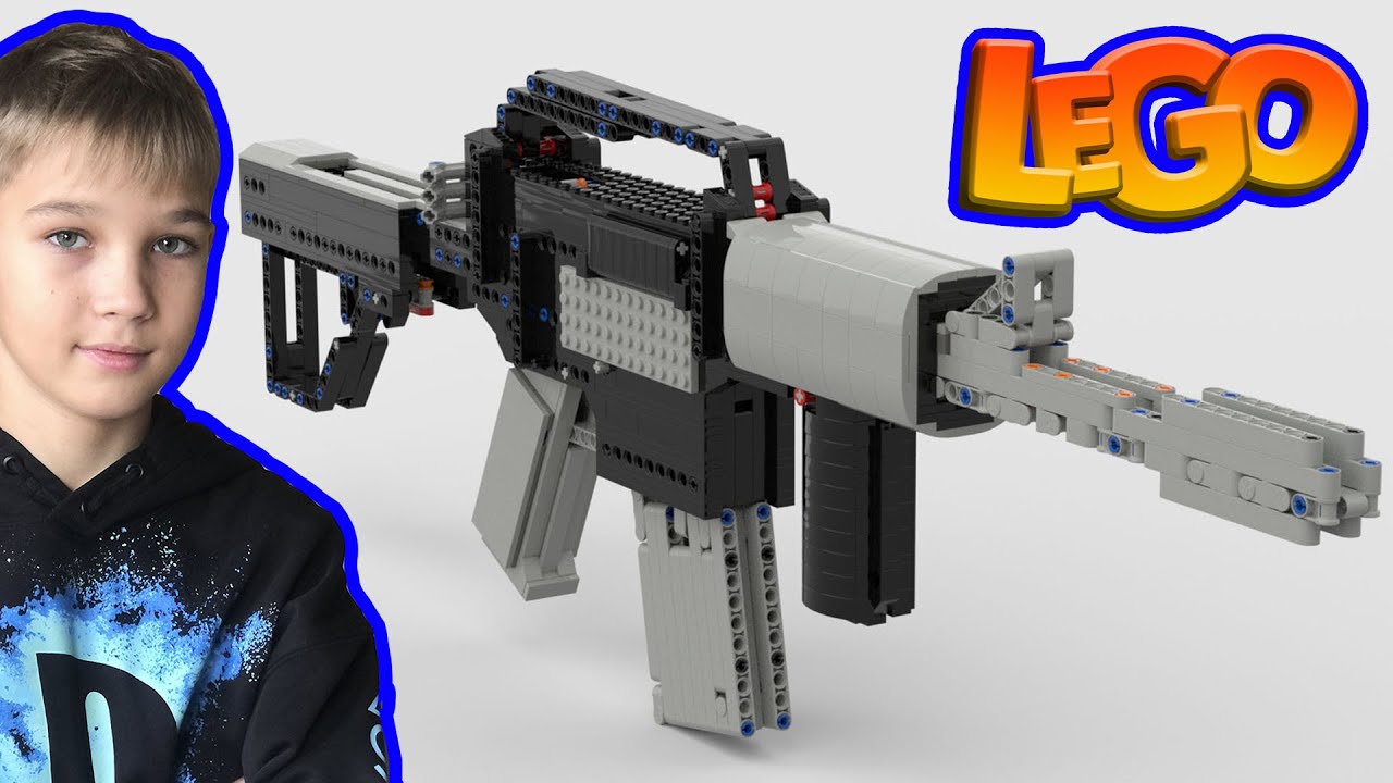 LEGENDARY M16 Rifle Made from LEGO Bricks! - YouTube