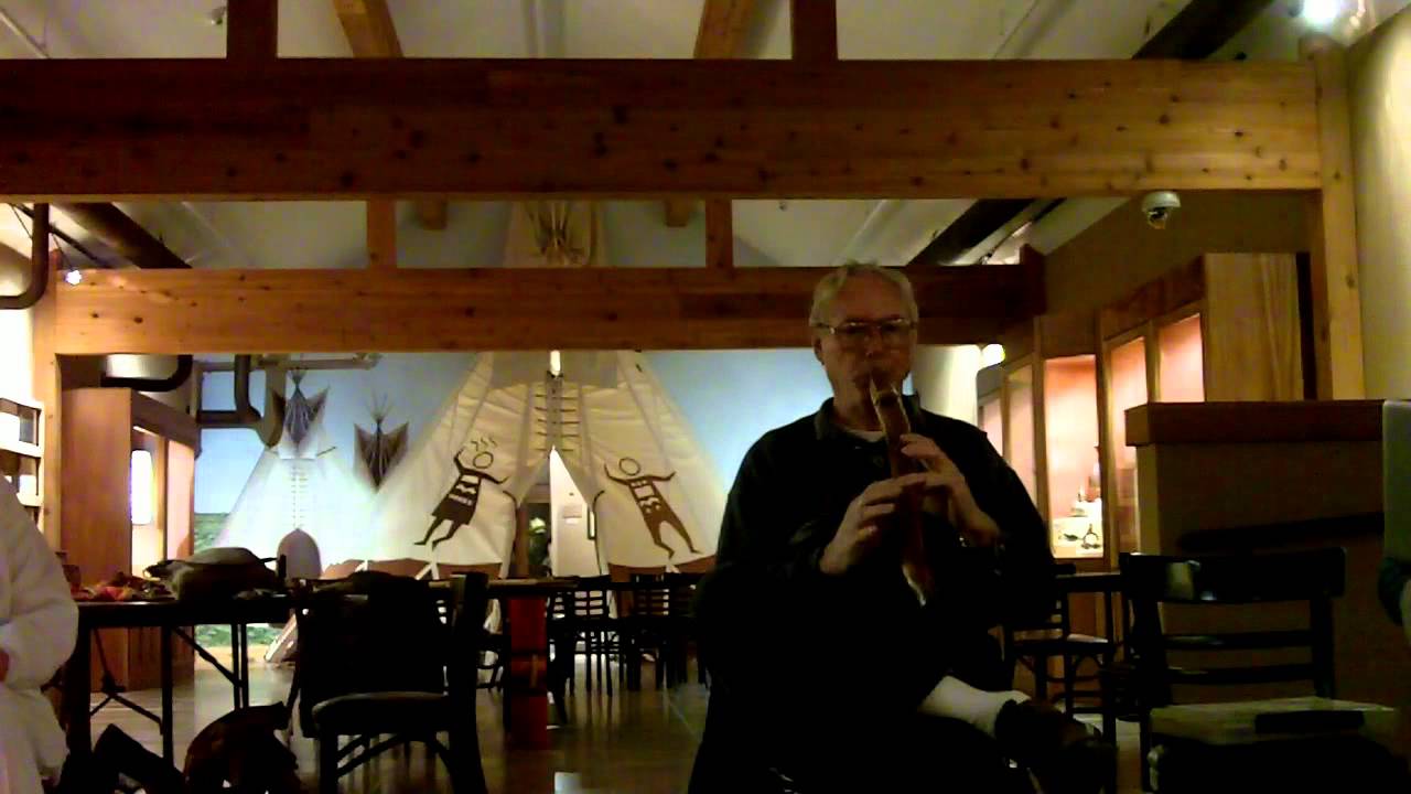 Native American Flute Circle 2012 video blog 2-25. Playing music in ...
