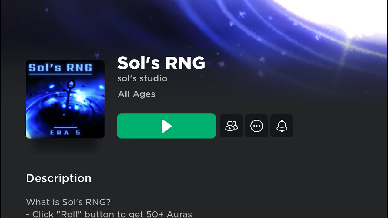 OoO What Does This Button Do (Sols Rng) - YouTube