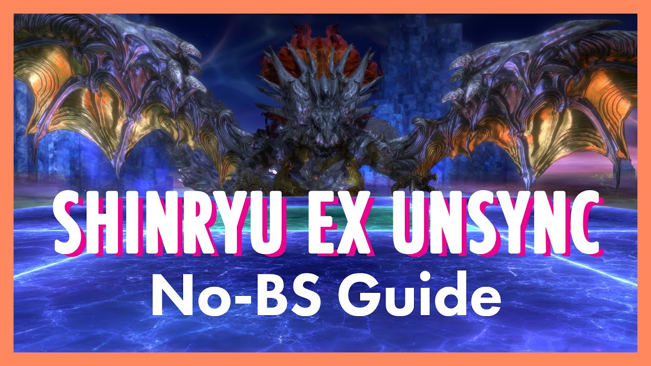 No-BS Shinryu Ex Unsync Guide lv 80 [5.4] - FFXIV - YouTube