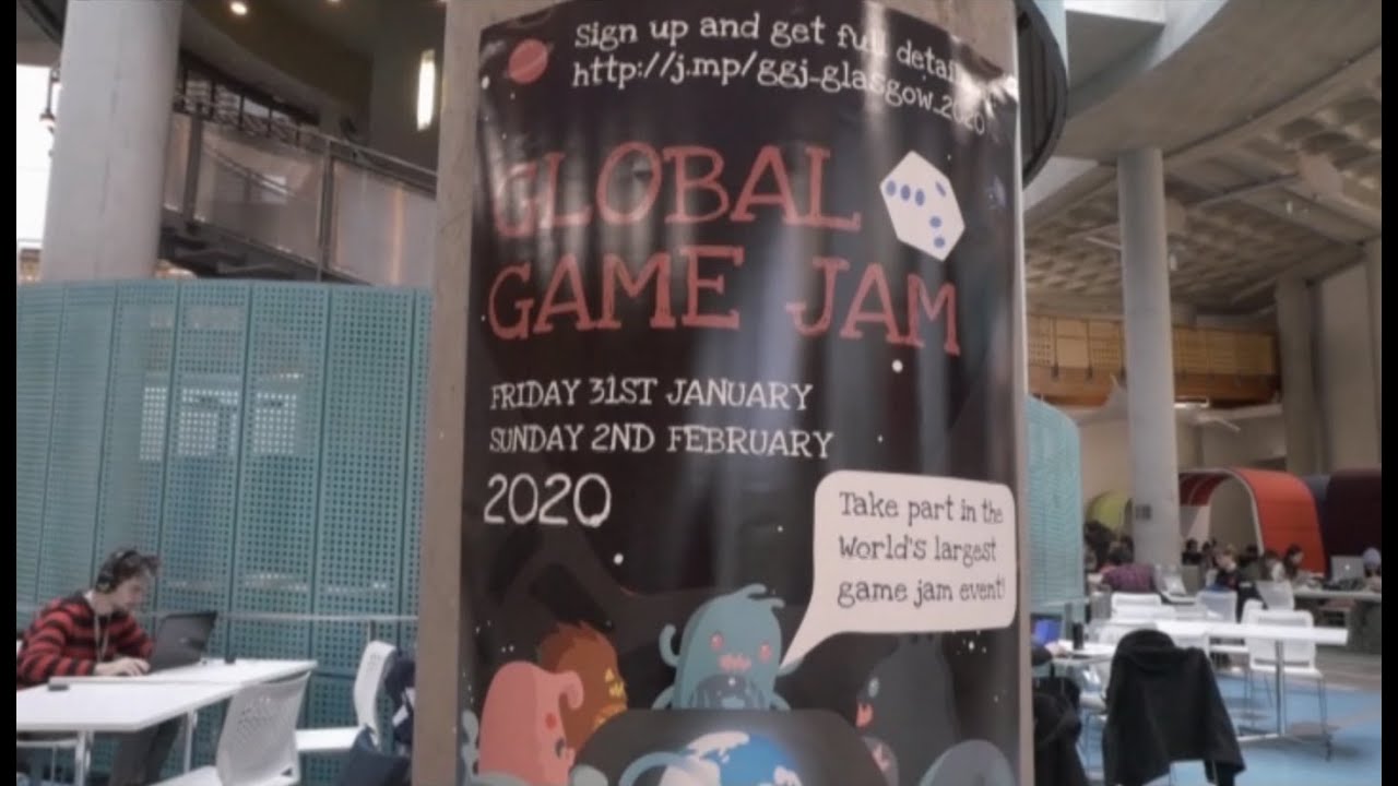 Global Game Jam 2020 at Glasgow Caledonian University - YouTube