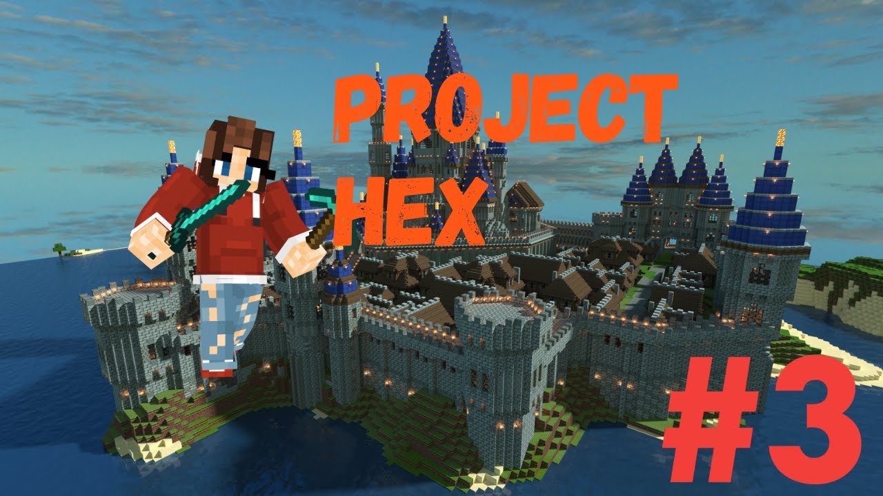 Going into the NETHER!! Project Hex | ep. 3 - YouTube