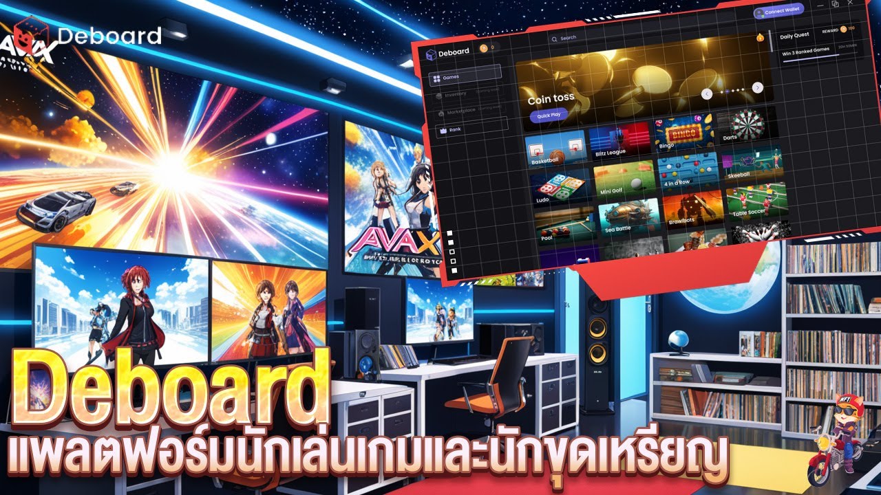 Deboard แพลตฟอร์มสำหรับเล่นเกมซื้อ Node ปล่อยขุดเหรียญต้นน้ำ - YouTube