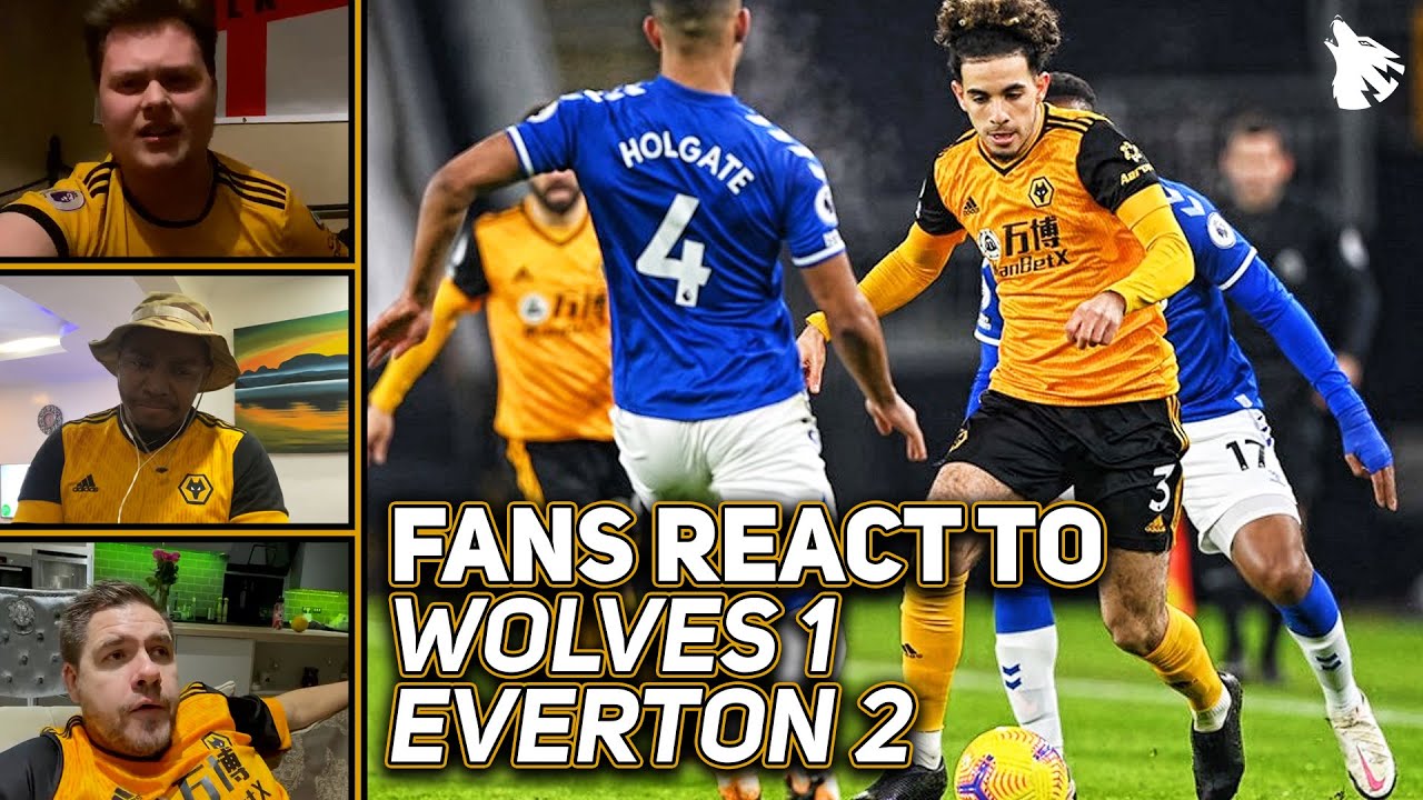 Wolves Fans React To Wolves 1-2 Everton - YouTube