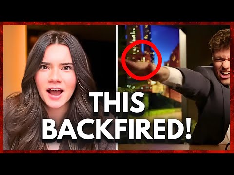 Brett Cooper in Verlegenheit gebracht, nachdem er Nick Fuentes verteidigt hatte – er zeigt sein w...