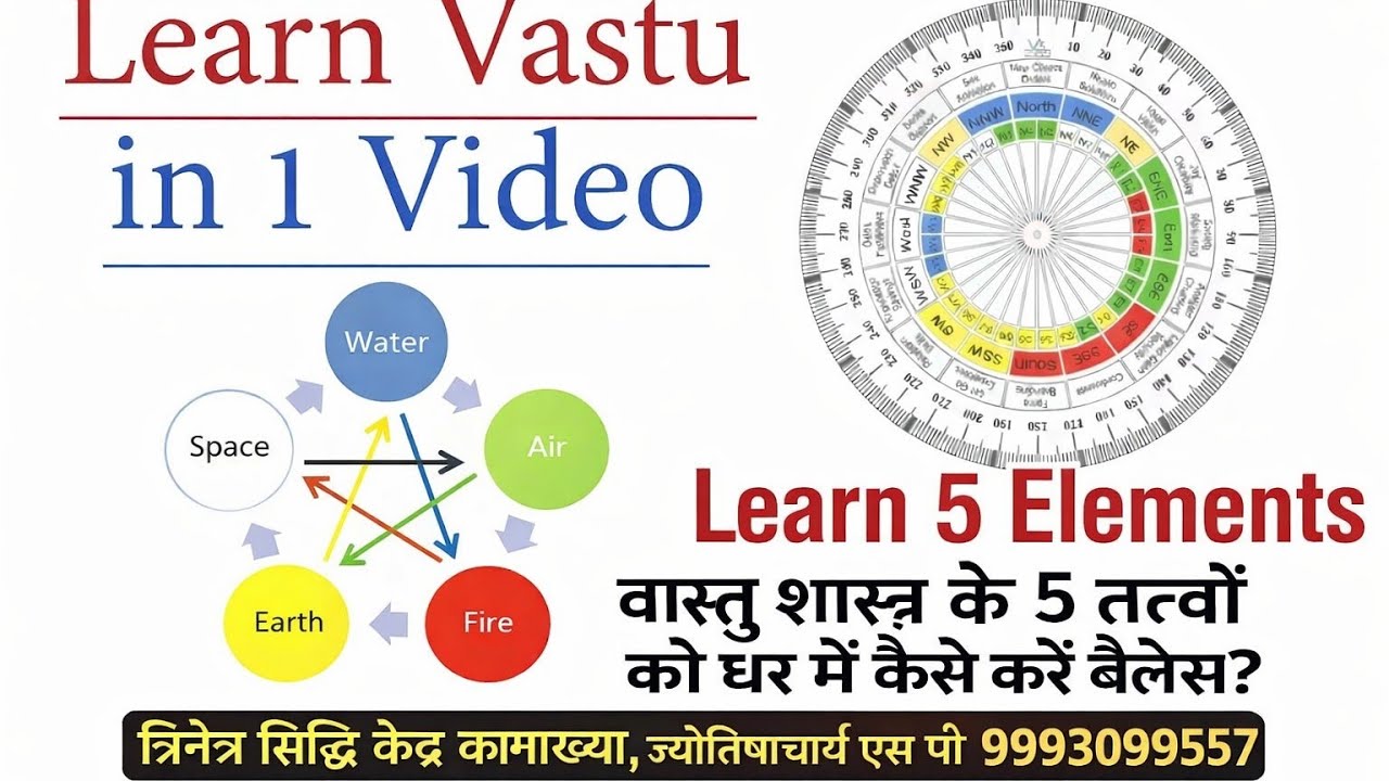 Vastu Remedy For balancing of 5 Elements| Panchtatva | Power of Five ...