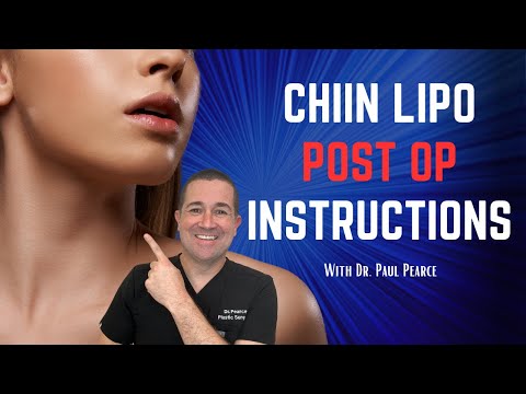 Chin Lipo Post Op Instructions || Austin Chin Lipo