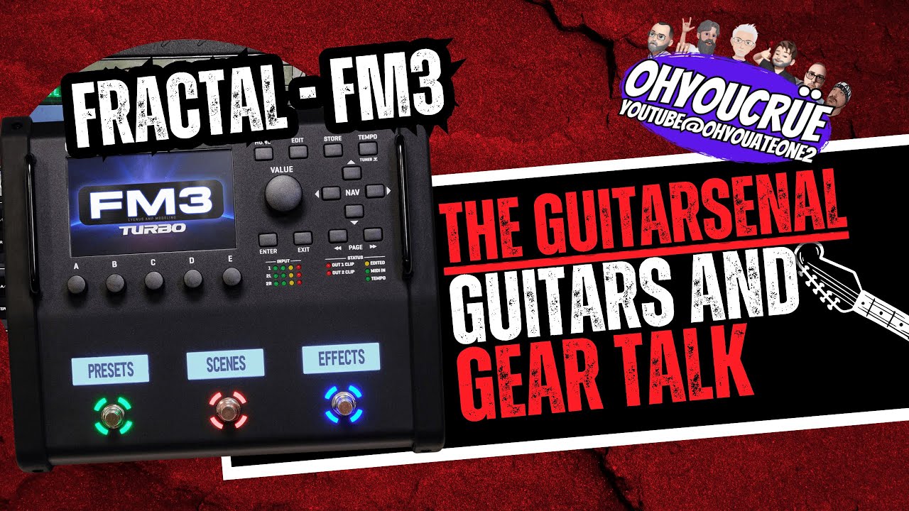 Fractal FM3 Turbo - The Guitarsenal #gear #guitar #fractal #fm3 #live # ...