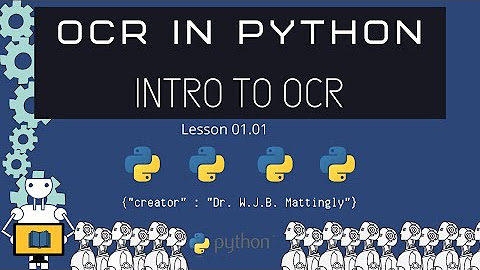 OCR in Python Tutorials - YouTube