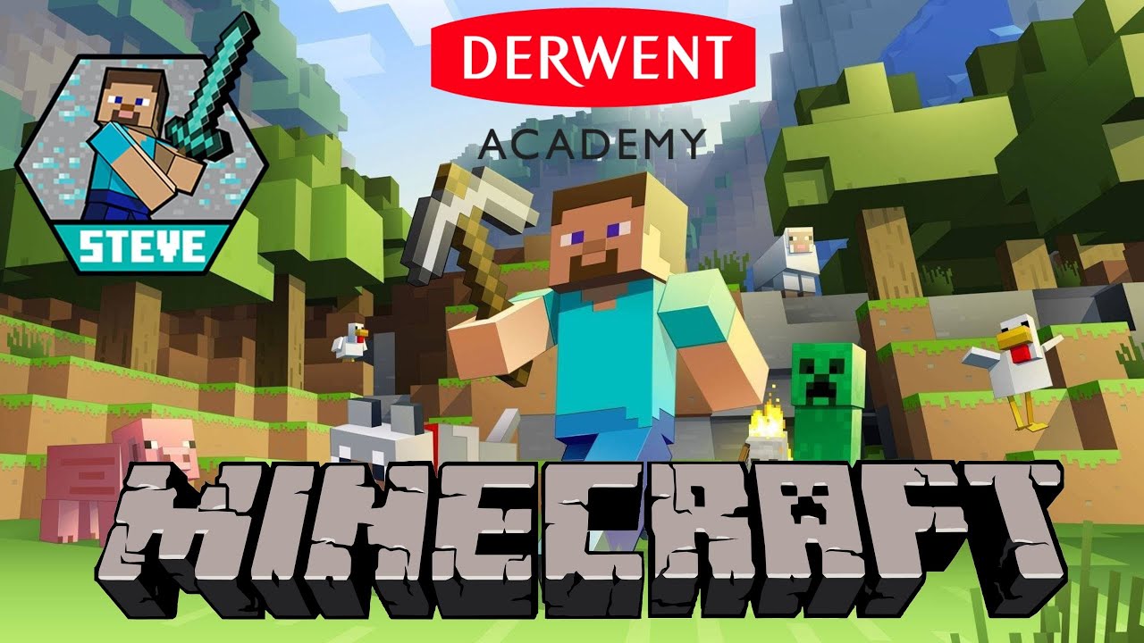 Minecraft Creative World - Steve Artwork - Derwent Academy - YouTube