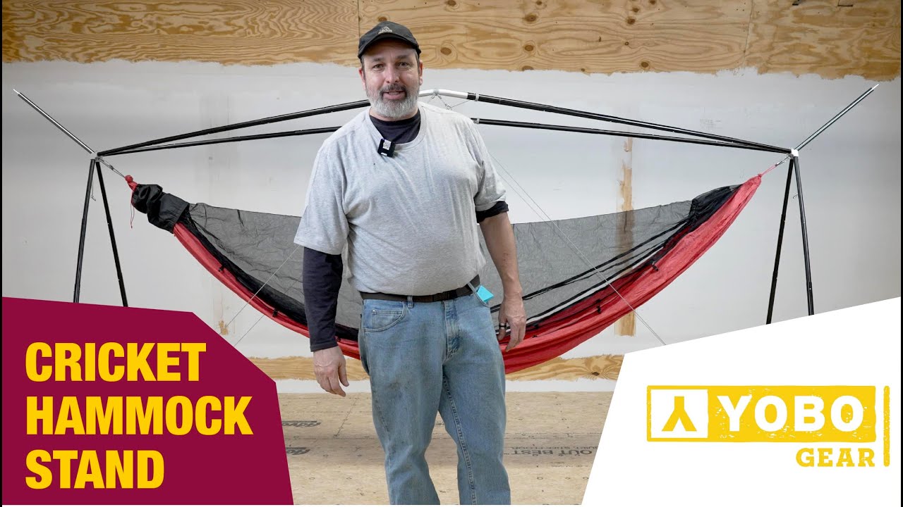 Yobo Cricket Hammock Stand - YouTube