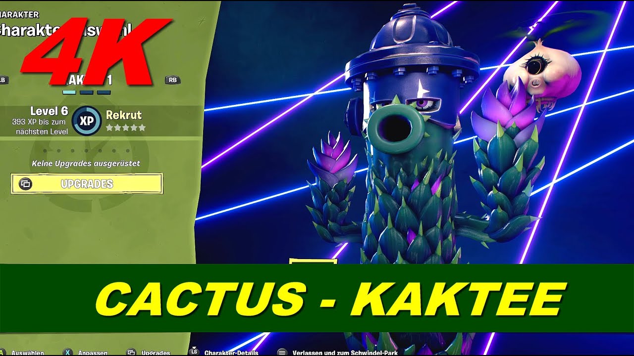 4K BFN - Plants vs Zombies Battle for Neighborville Cactus / Kaktee ...
