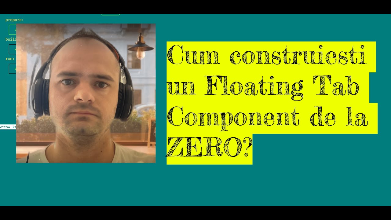 Cum construiesti un floating tab component de la zero? - YouTube
