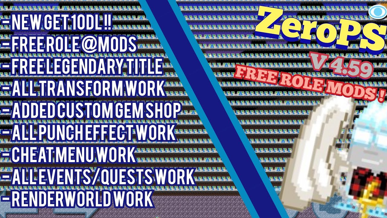 FREE PET‼️ BISA DAPET ROLE GRATIS | GROWTOPIA PRIVATE SERVER TERBARU 2024🤑 | GTPS TERBARU ...