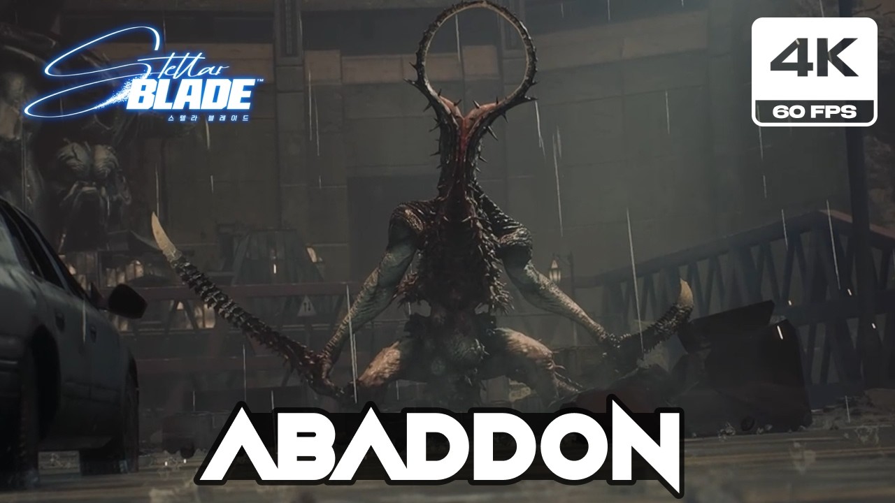 Stellar Blade - Abaddon Boss Fight (4K 60FPS PC Very High Graphic ...