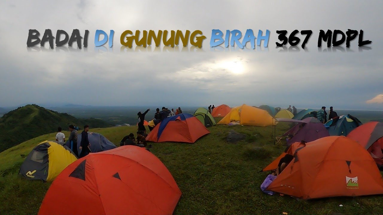 Badai dipuncak gunung birah || track fun gunung birah yg membuat fun ...