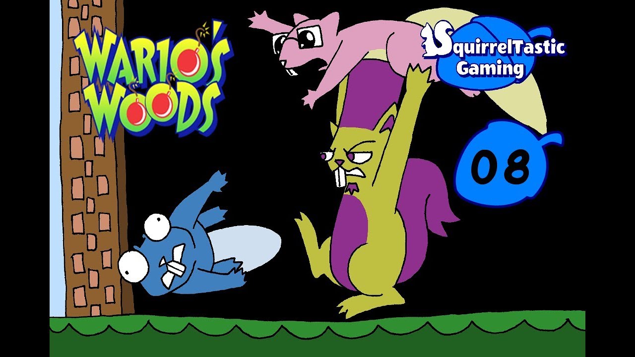 Wario's Woods NES - Episode 8 - I don't want to small talk over text - SquirrelTastic Gaming ...