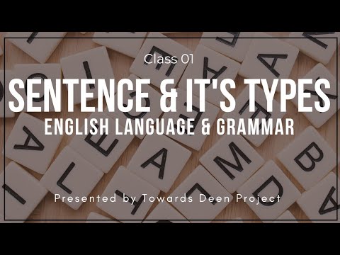 What is a Sentence? | Types of Sentences | English Language and Grammar | English Language ...