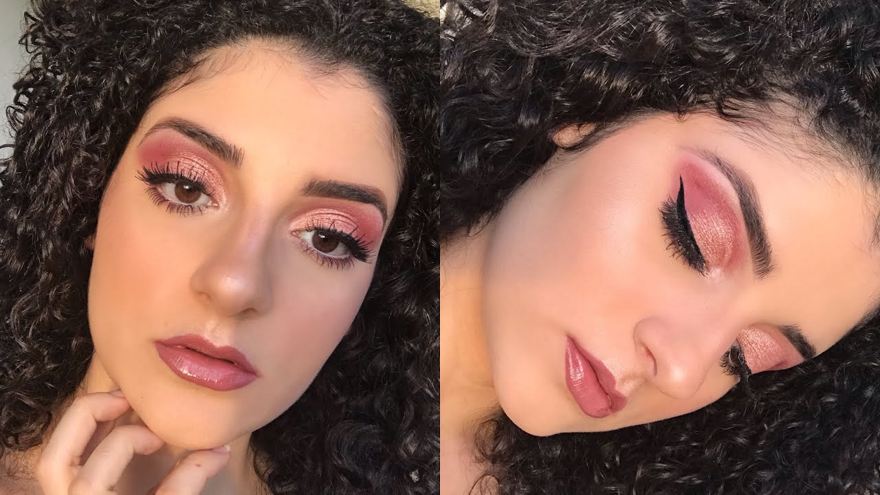 Maquillaje tonos rosados | pink makeup tutorial / maquillaje rosa ...