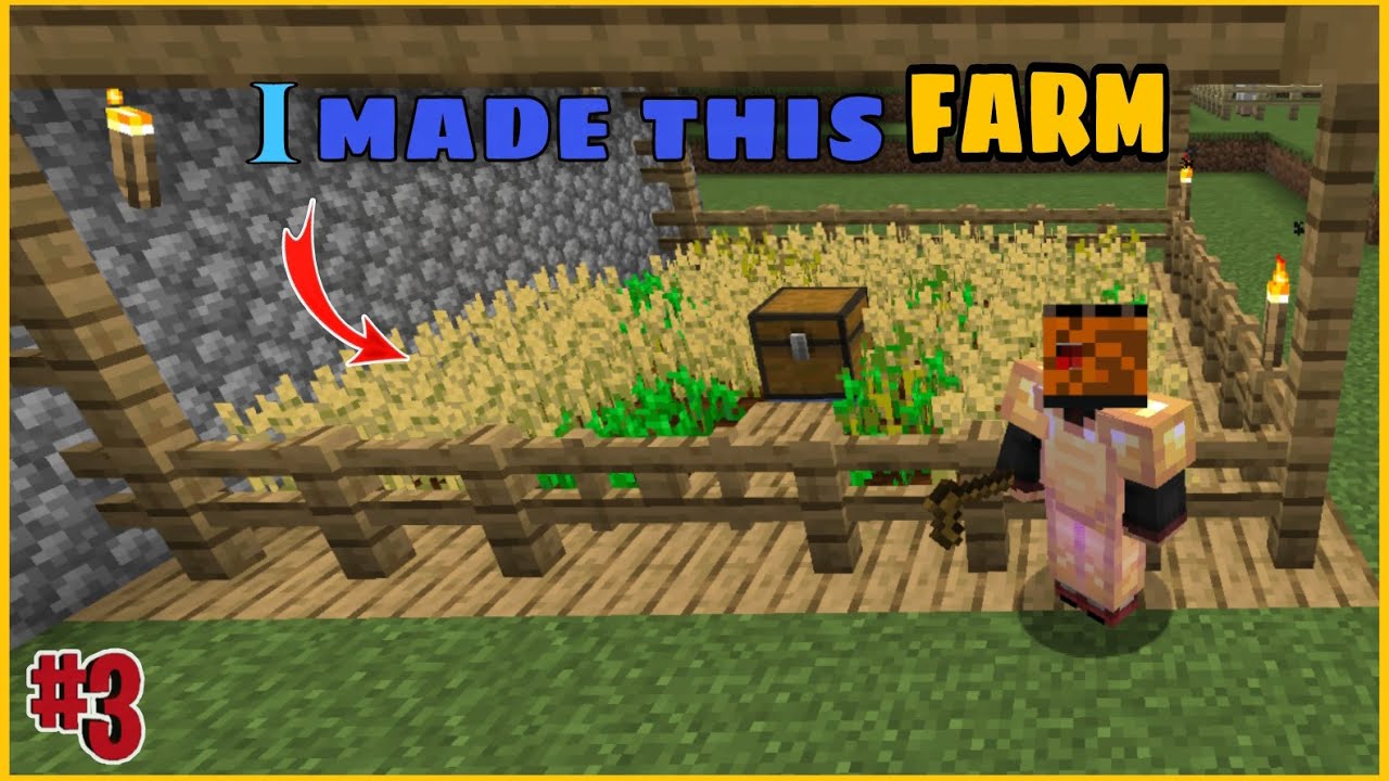 MAKING A FARM AND TAMING OUR NEW PET | MINECRAFT SURVIVAL | MINECRAFT ...