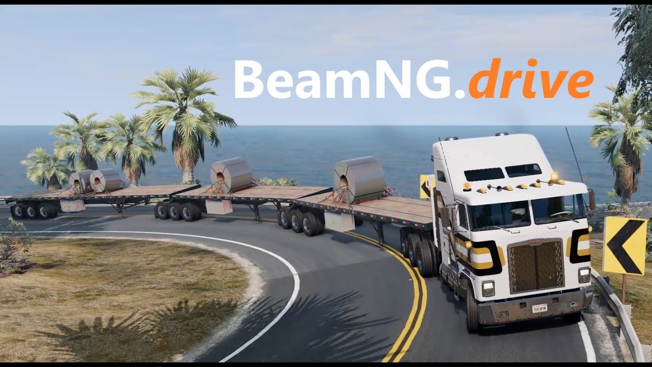 BeamNG.drive - Triples and Heavy Load [Truck Driving Gameplay] - YouTube