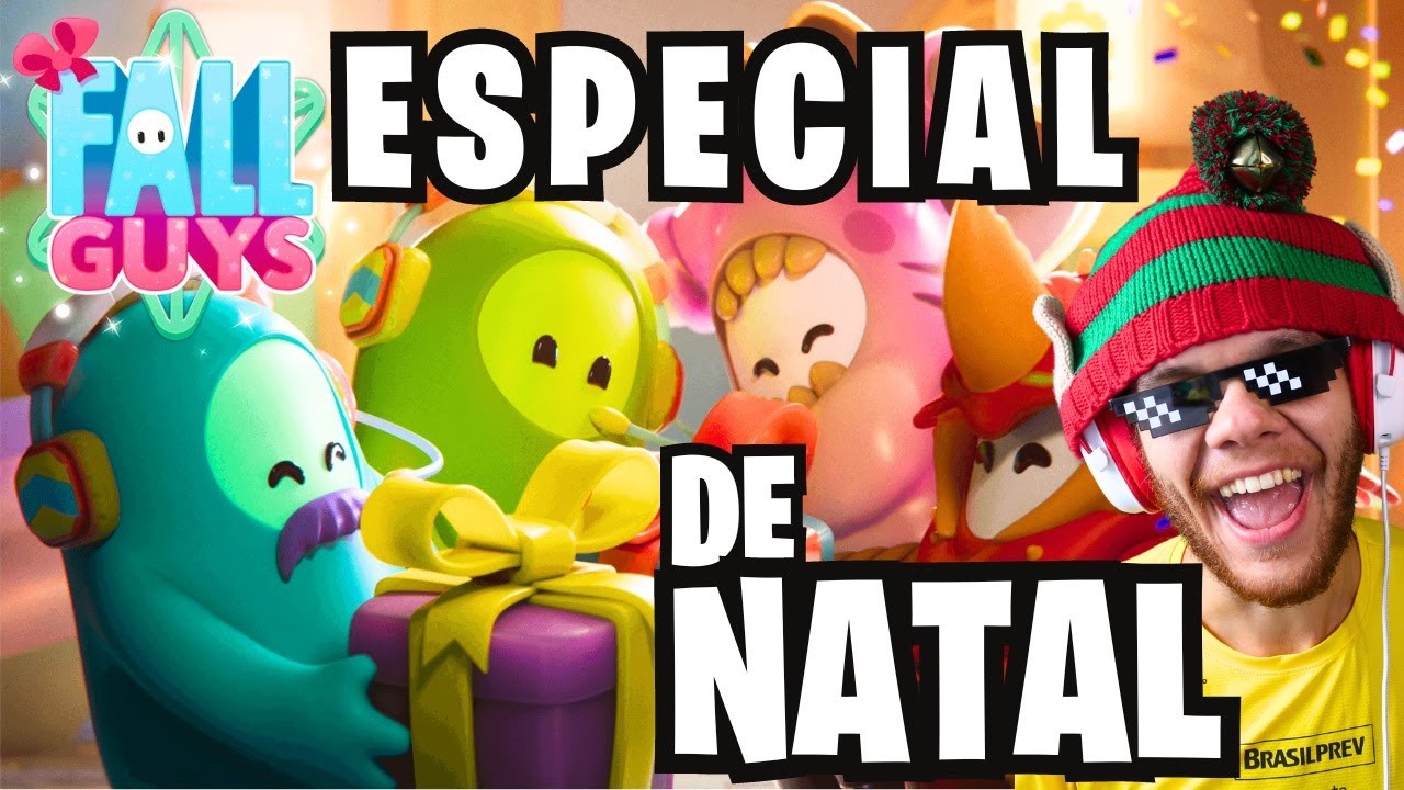 FALL GUYS - VALEU NATALINA COM MUITA RISADA 🎄🎅🏻🤣 Especial de Natal ...