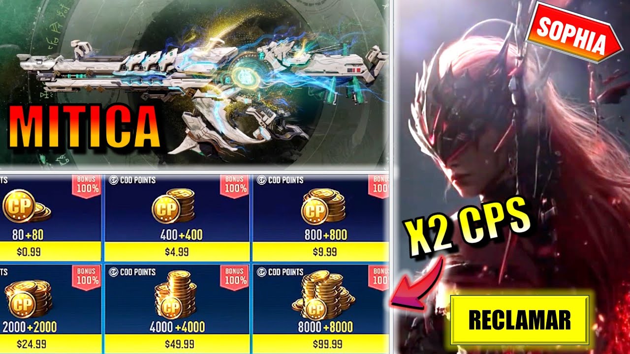 SE VIENE SOFIA MITICA, X2 COD POINTS Y XM4 MITICA EN COD MOBILE - YouTube