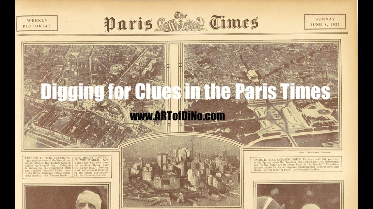 1920s Paris Times 'News'Papers - an Excellent source of Post-Reset ...