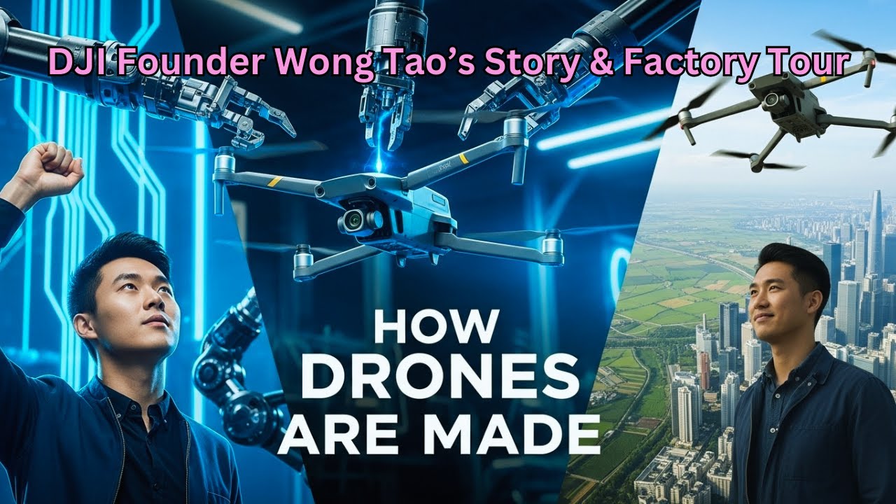 How Drones Are Made | DJI Founder Wong Tao’s Story & Factory Tour - YouTube