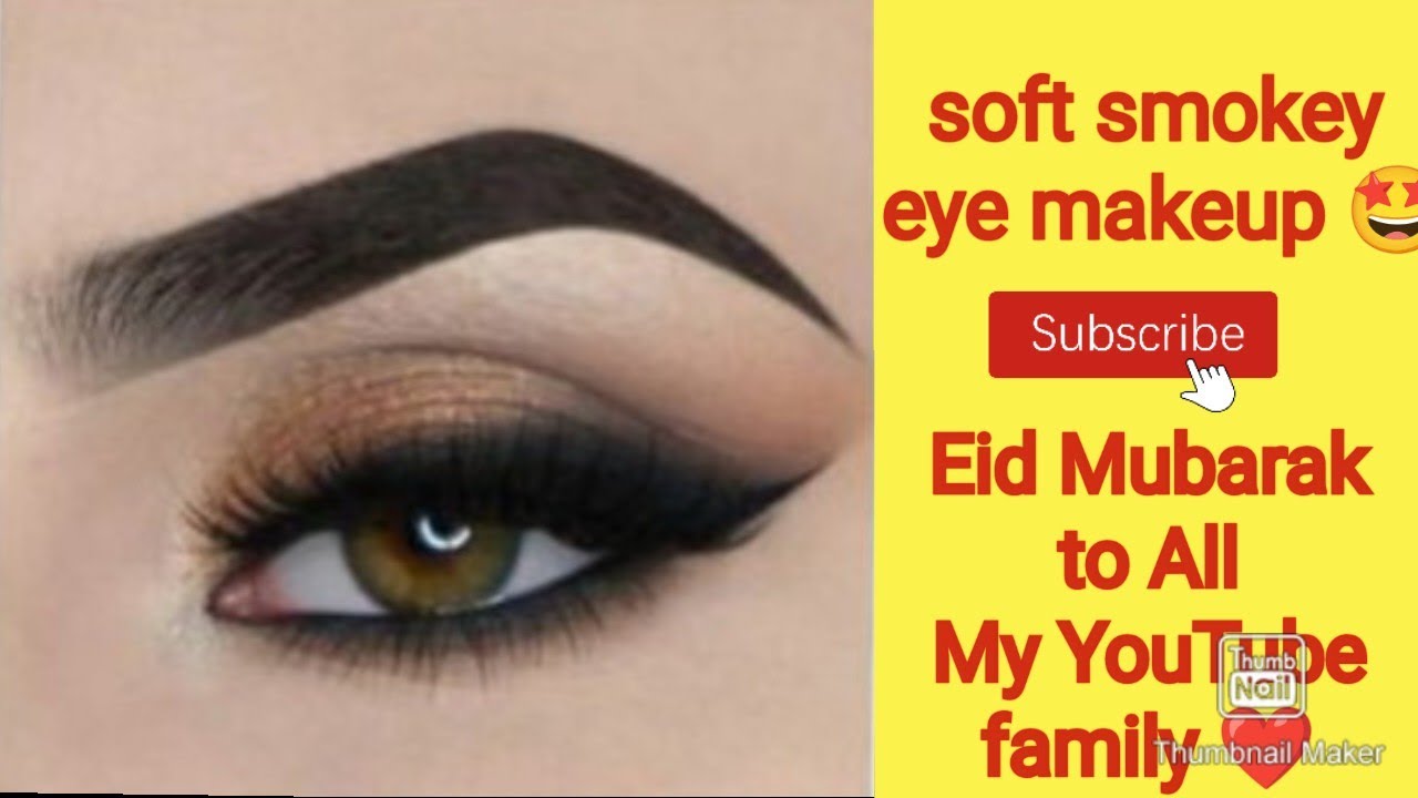 easy and simple friendly eye makeup tutorial 🥰 | Eid Mubarak ️ - YouTube