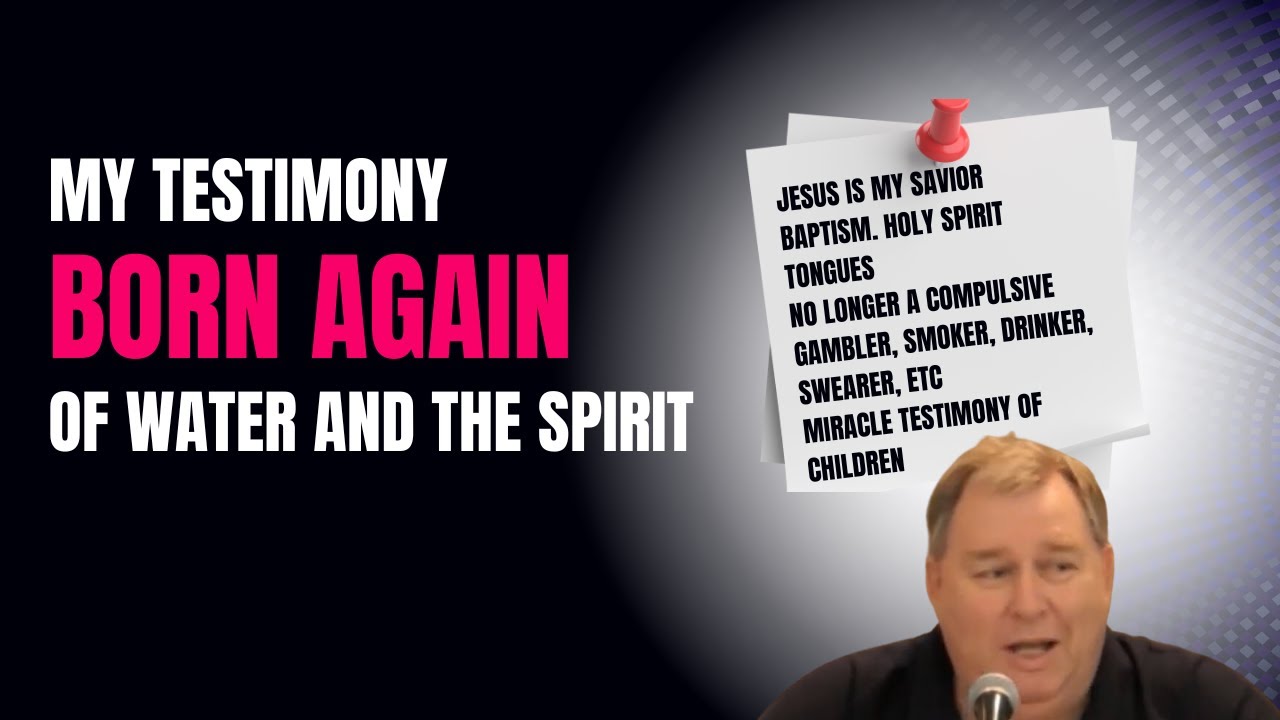 The Born Again Experience Allan Wilson Testimony - YouTube