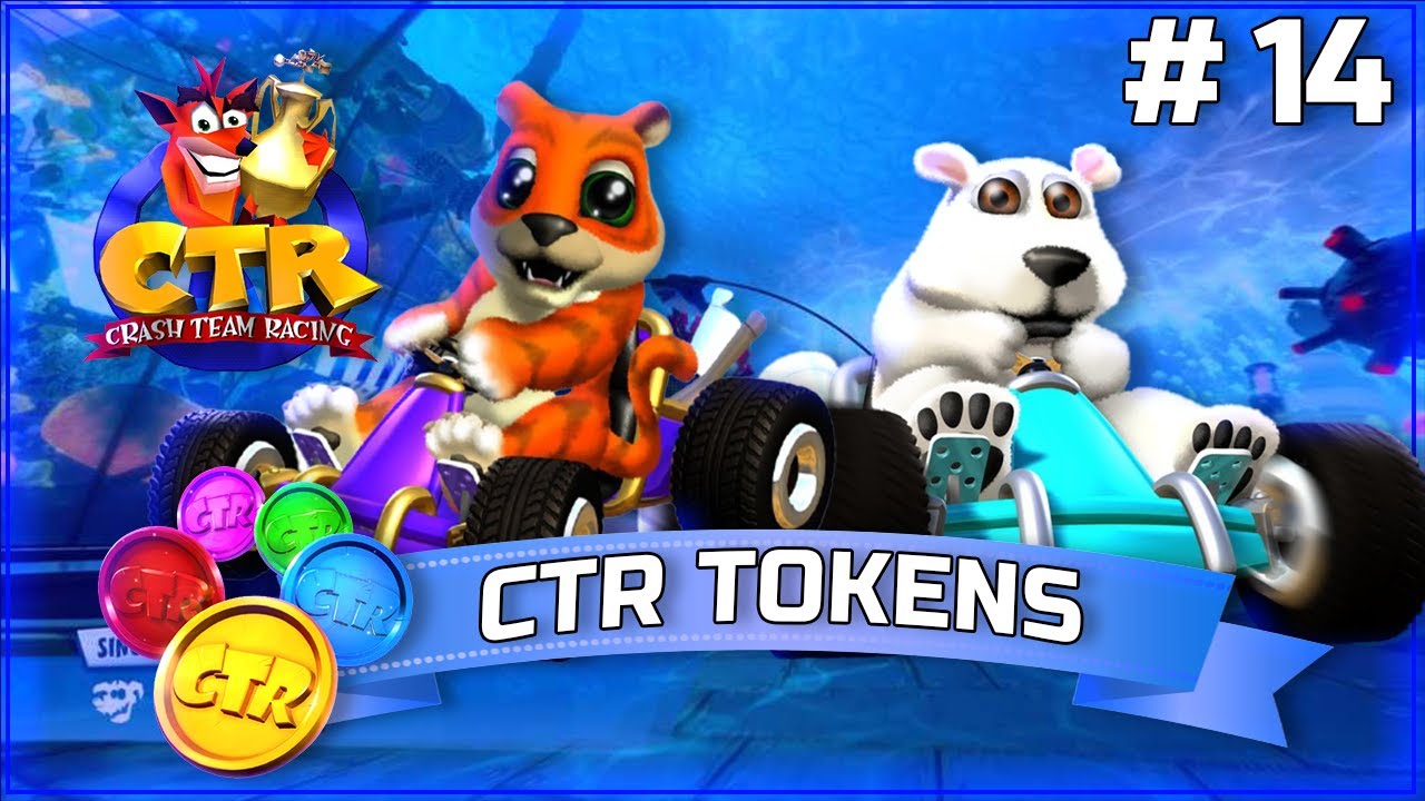 CRASH CTR - ALL CTR TOKENS - (MAP 3) - PS1 - YouTube