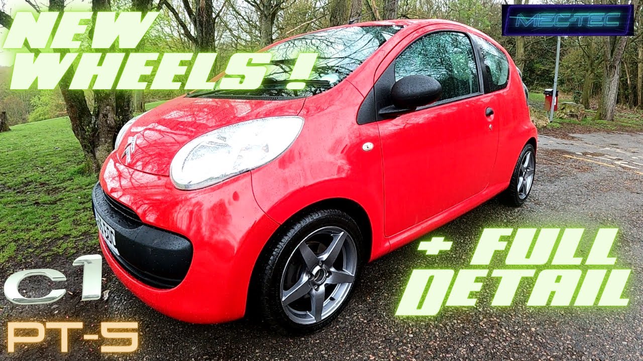 Citroen C1 City bug NEW WHEELS and FULL DETAIL !! - YouTube