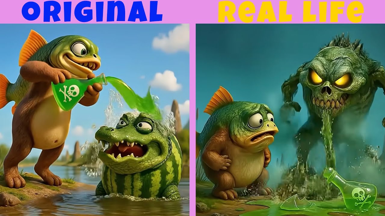 Brainrots Memes Love Transformation | Original vs Real Life | Brainrot ...
